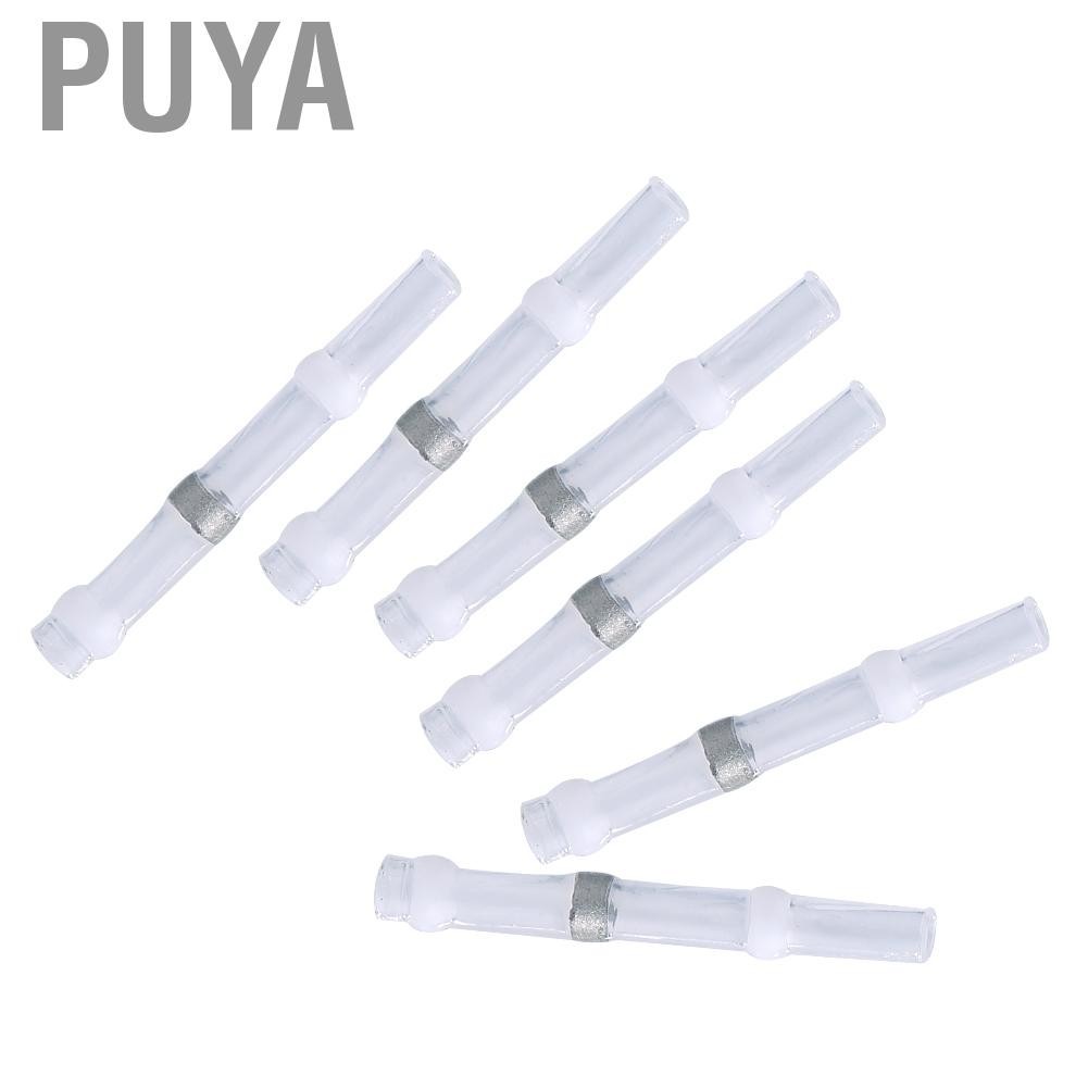 Puya 100PCS Solder Seal Wire Connector 26-24AWG Heat Shrink Butt ...