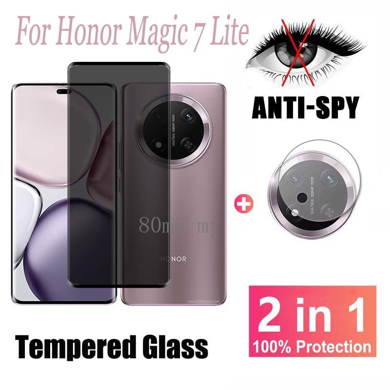 ฟิล์ม Honor Magic 7 Lite 6 5 4 3 Pro Lite Ultimate Honor X9C X9A X9B ฟิล์มกันรอยความเป็นส่วนตัว ...