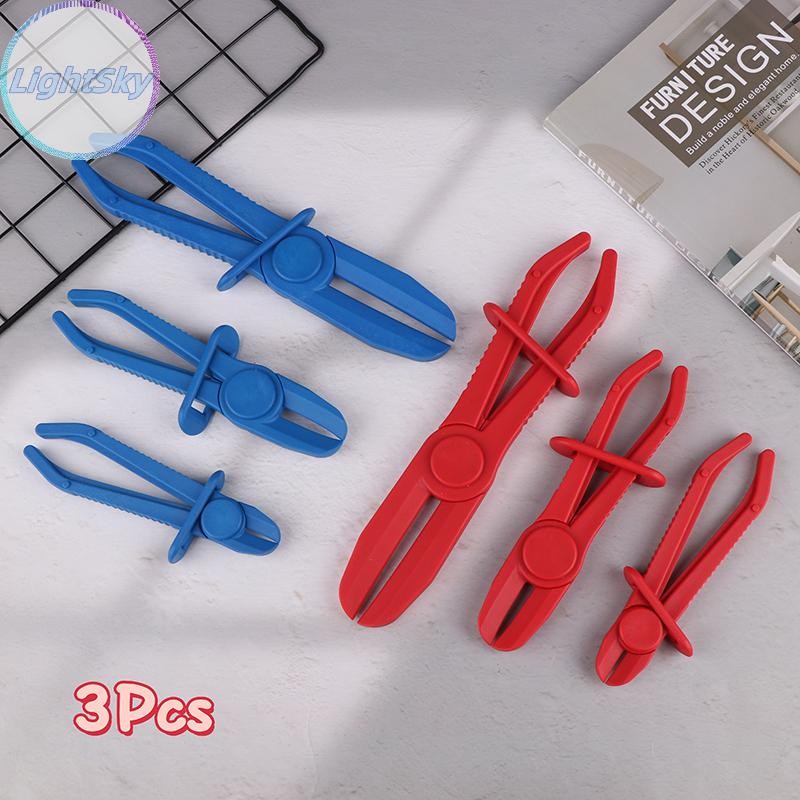 Lightsky 3 ชิ้น/เซ็ตท่อท่อ Clamp คีมเครื่องมือเบรคการใช้ Water Line Clamp คีมสําหรับซ่อมรถยนต์ ...
