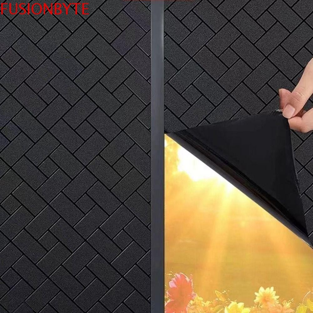 Fusionbyte ผ้าม่านกันแสง, Static Clings แบบพกพา Total Blackout Window Film, 100% Light Sun ...
