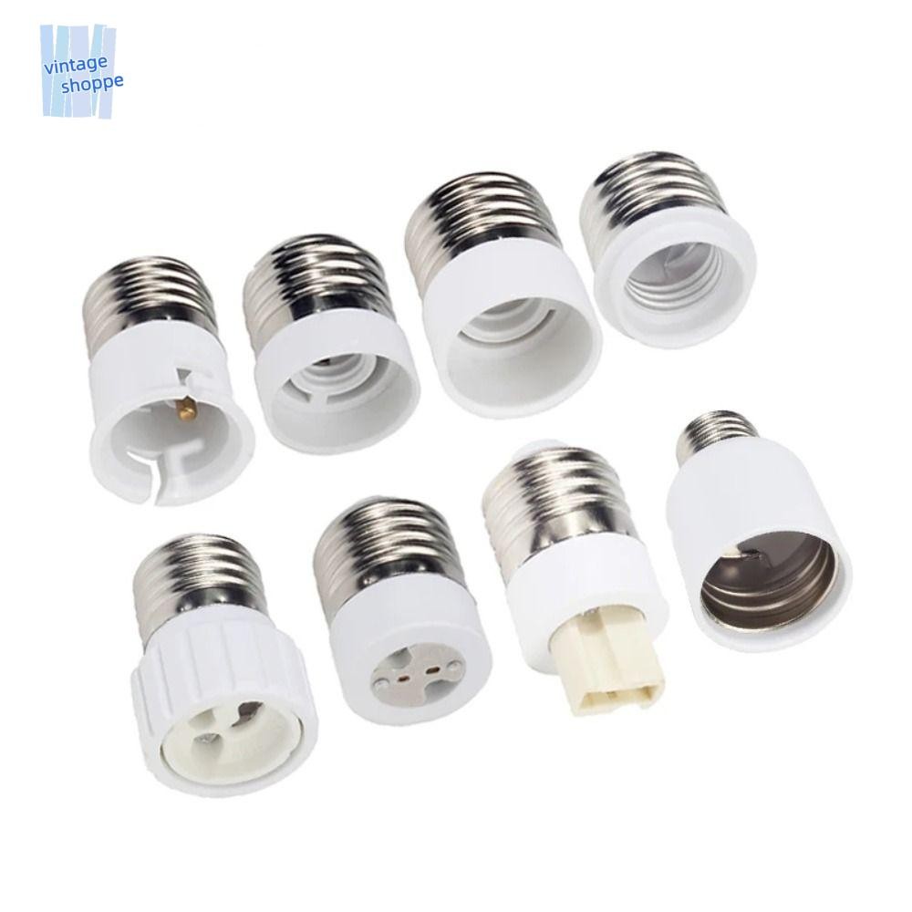 Vintageshoppe ผู้ถือโคมไฟ Converter, ทนทาน E27 ชาย E14 B22 GU10 E40 หญิงฐานโคมไฟ,หลายรุ่นทนความ ...