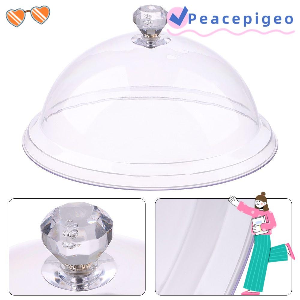 Peacepigeo ฝาครอบอาหารตกแต่งห้องครัวพลาสติกตกแต่งปาร์ตี้จานกลมเค้กจานขนมปัง | Shopee Thailand