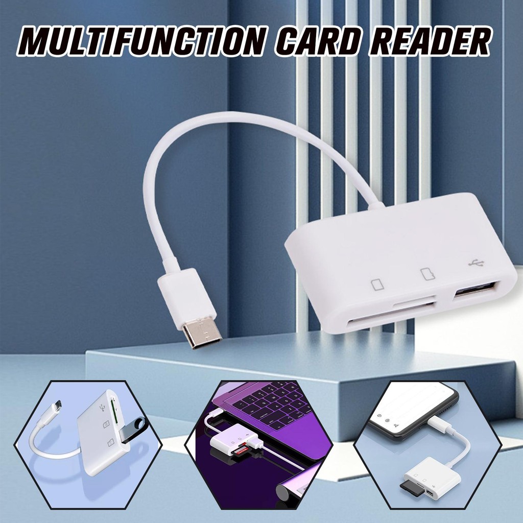 Type-c เครื่องอ่านการ์ดมัลติฟังก์ชั่น Android Tf/sd การ์ดคอมพิวเตอร์ ...