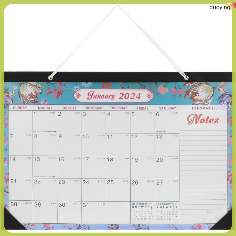 Duoying ปฏิทินตั้งโต๊ะ ปี 2024-2025 ภาษาอังกฤษ 2024.1-2025.6 (021 ...