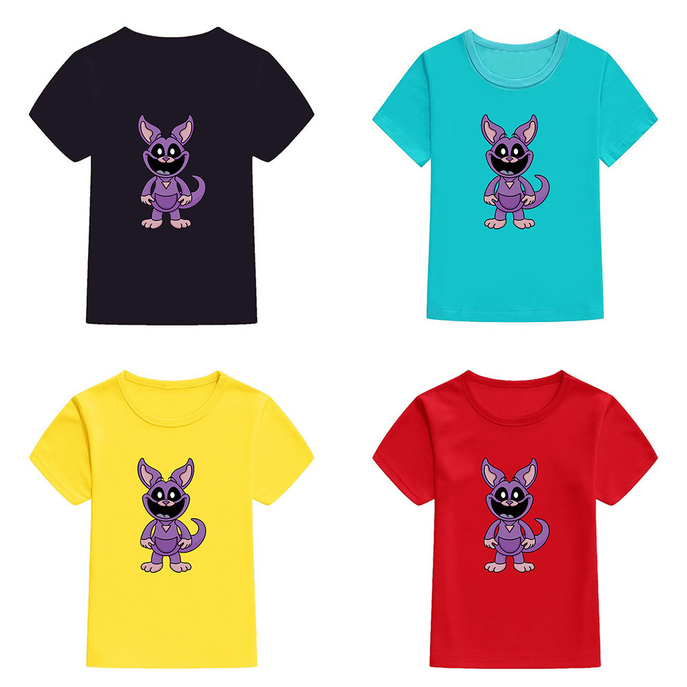 เสื้อยืดแขนสั้นลําลอง ทรงหลวม พิมพ์ลาย Haoyuan Riddle Roo Poppy ...