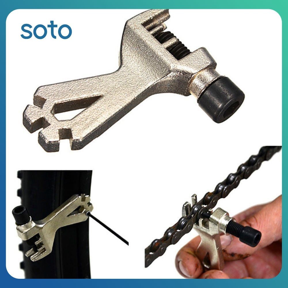 ♫ เครื่องตัดโซ่จักรยาน MINI CHAIN Remover Spoke TOOL Universal ขี่ ...