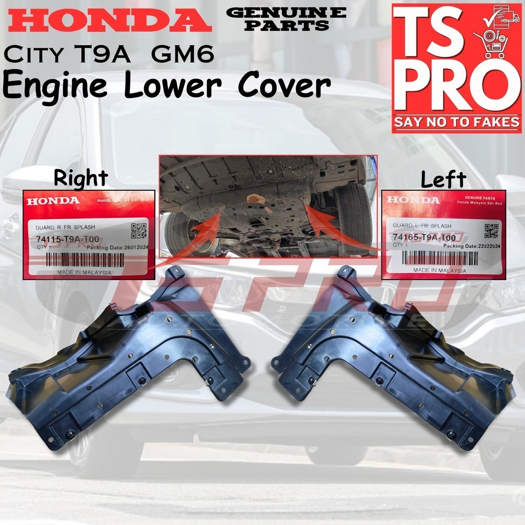 ฝาครอบเครื่องยนต์ ด้านล่าง ซ้าย ขวา สําหรับ Honda City T9A GM6 Bawah ...