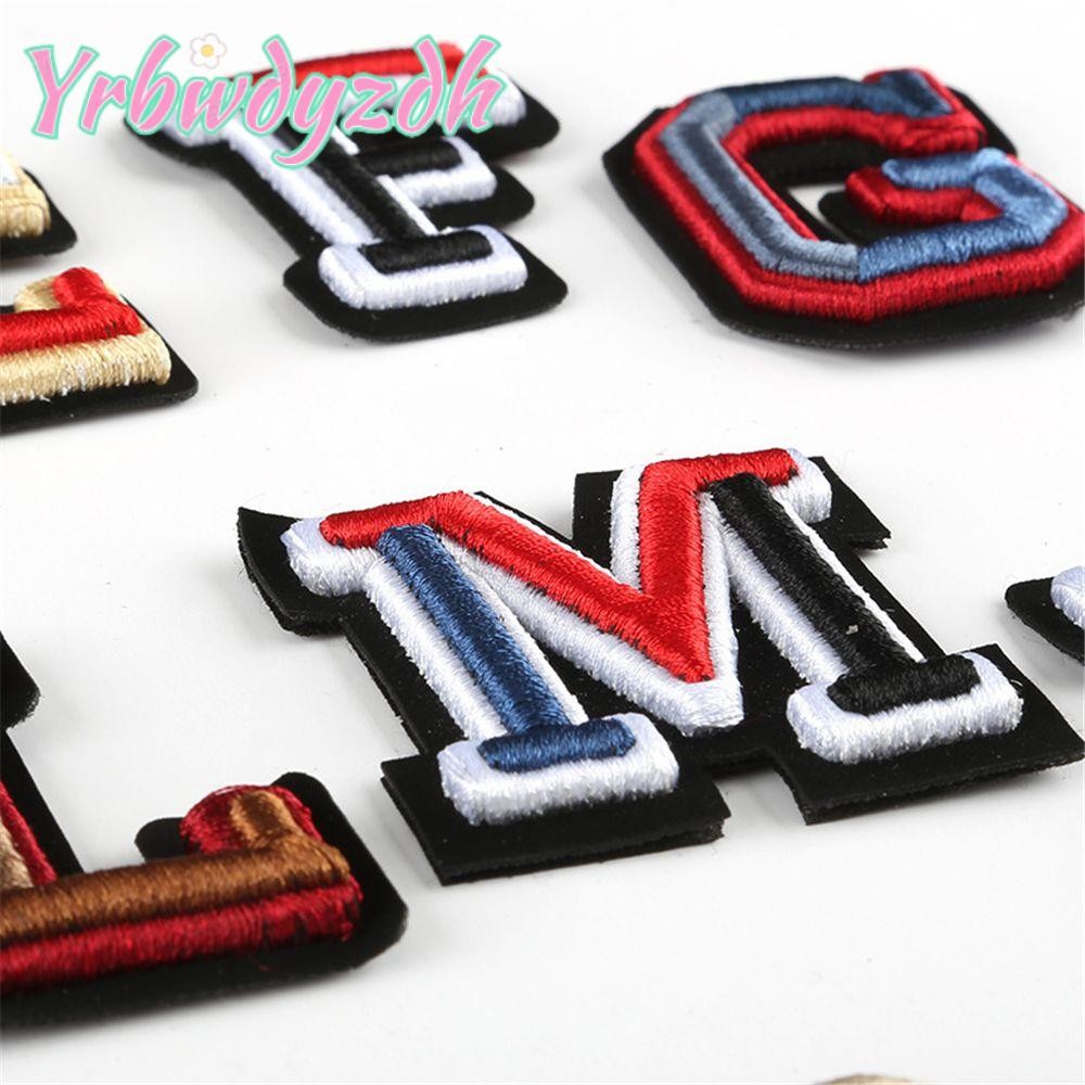 Yrbwdyzdh ตัวอักษร Patch Handcraft Iron-on เครื่องแต่งกายผ้าผสมเสื้อผ้า ...