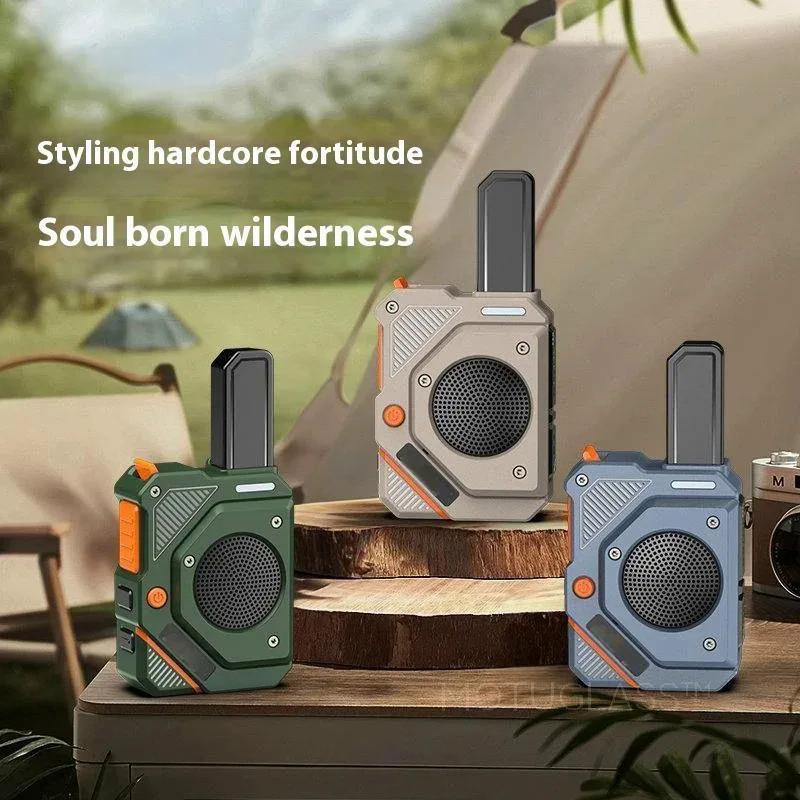 Mini Two Way Radios Rechargeable Long Range Walkie Talkies for Kids ...