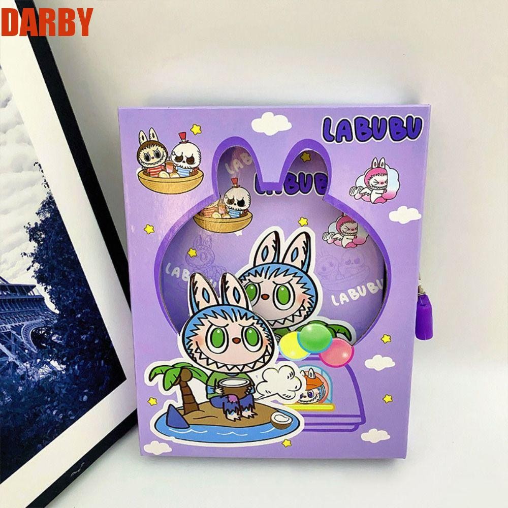 Darby Labubu Diary Notepad, A6 สีหน้า Labubu Mini Notebook, อุปกรณ์ ...