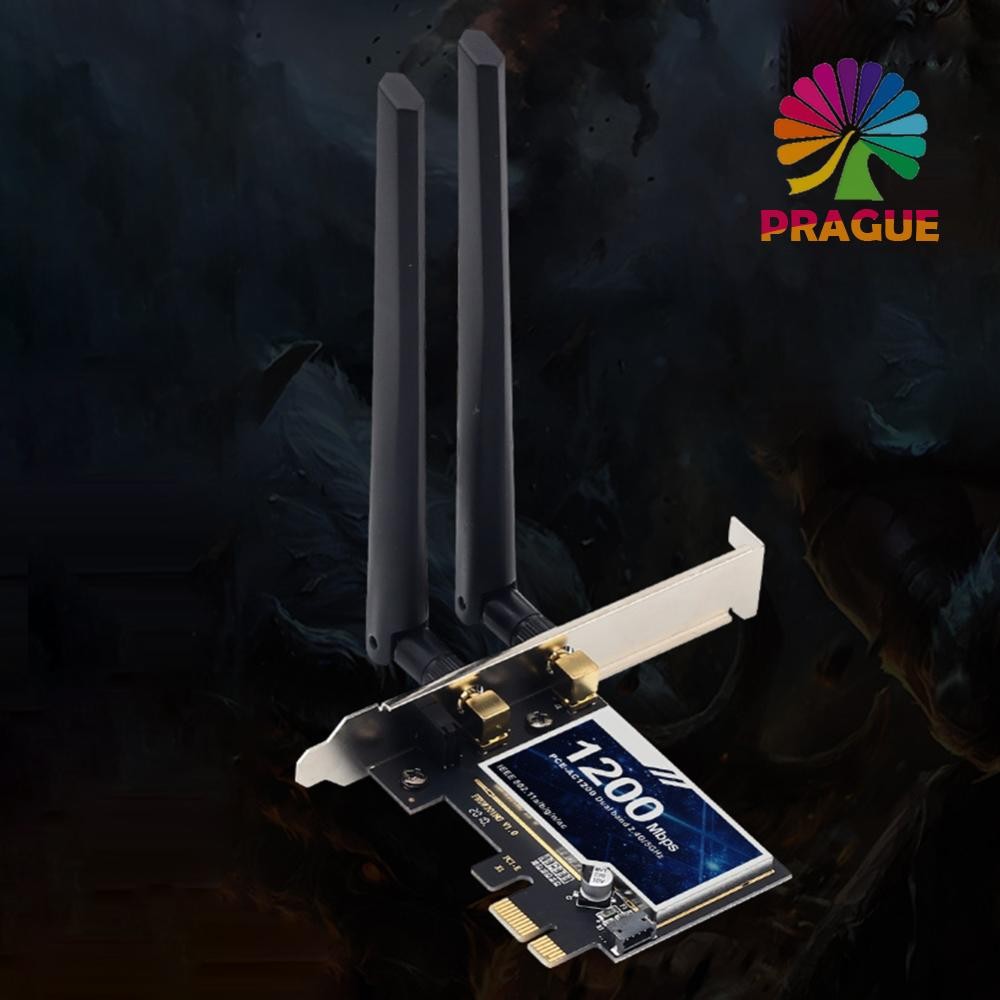 # การ์ดเครือข่าย WiFi ไร้สายเดสก์ท็อปสําหรับ Microsoft Windows 7/8/10/11 Linux [prague.th ...