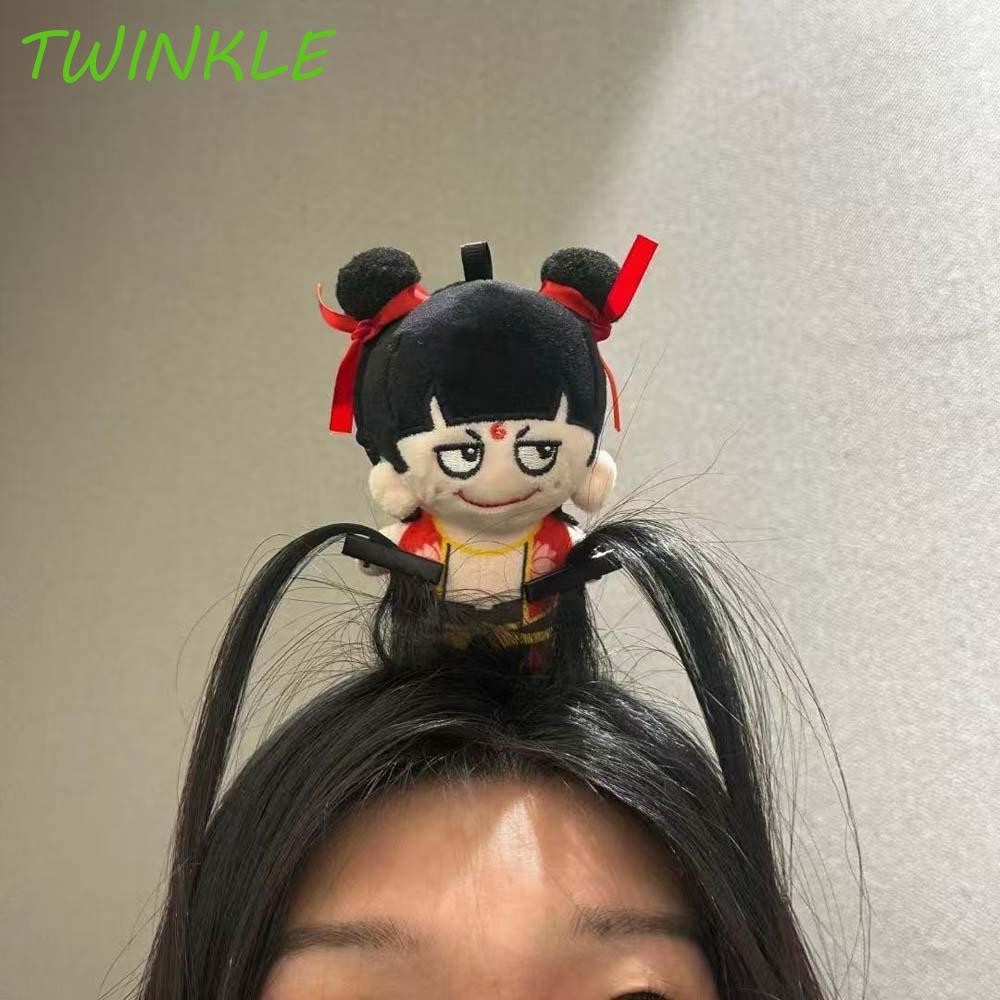 Twinkle1 NeZha ผม Hoop, การ์ตูนตุ๊กตาพลาสติกแถบคาดศีรษะ, ล้างหน้า ...