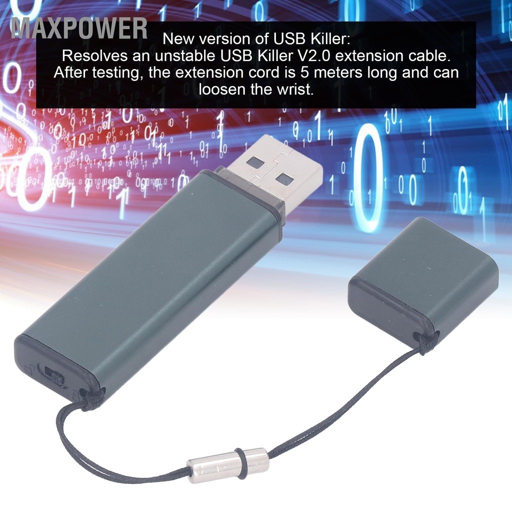 Maxpower V3 USB Killer พร้อมสวิตช์ ABS U Disk เครื่องกำเนิดไฟฟ้าพัลส์ ...