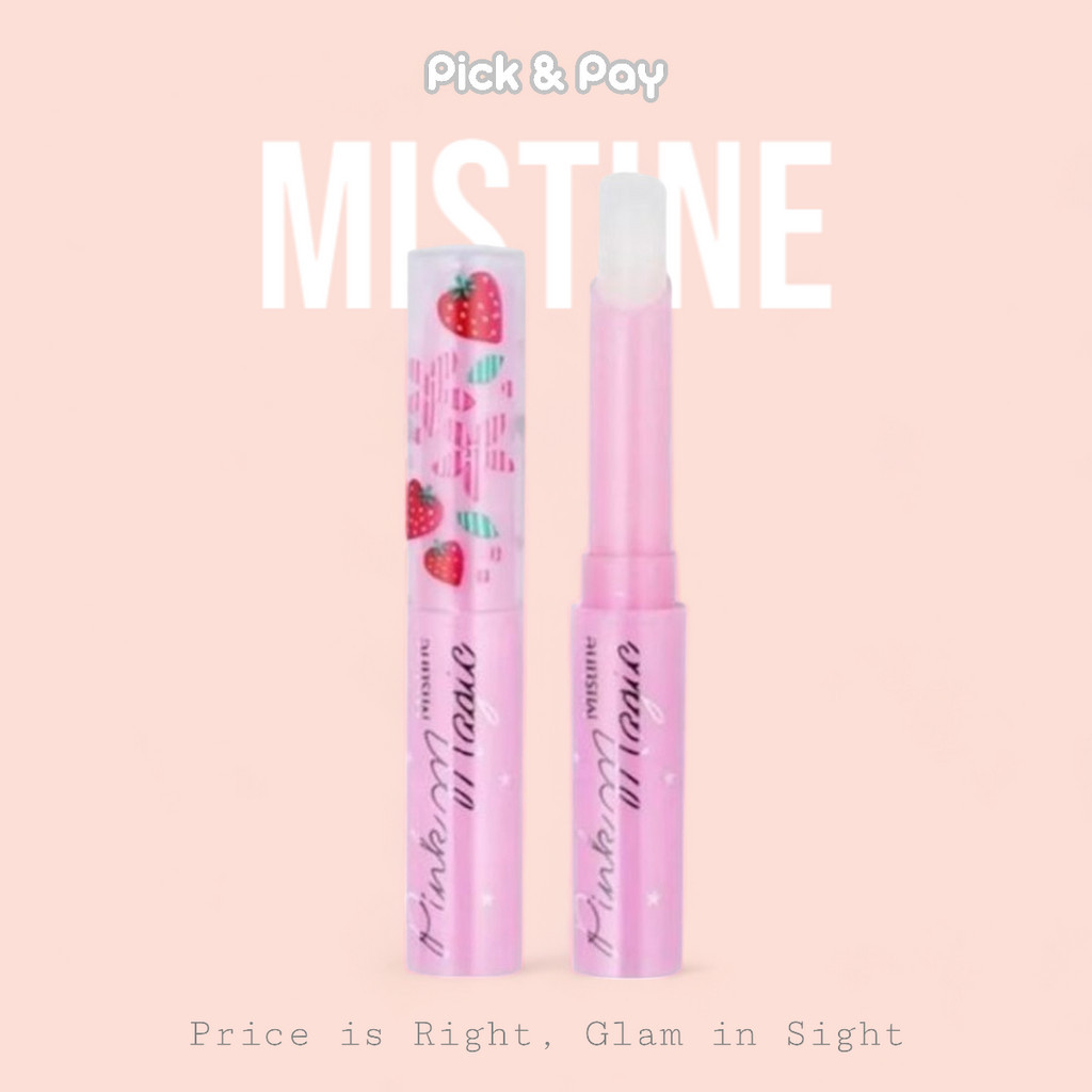 Mistine ลิปมันเปลี่ยนสี Pink Magic Lip Plus Vitamin E Strawberry ...