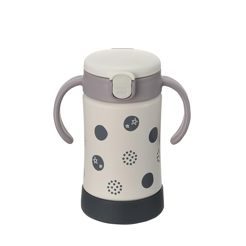 Richell แก้วมักสเตนเลส มีฉนวนกันความร้อน SD 300 มล. สีเทาอ่อน อายุประมาณ 7 เดือน | Shopee Thailand