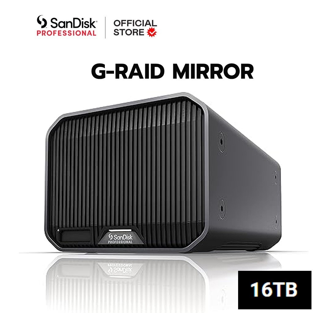 G-Raid Mirror 16TB Thunderbolt 3 External Hard Drive (SDPHH2H-016T ...