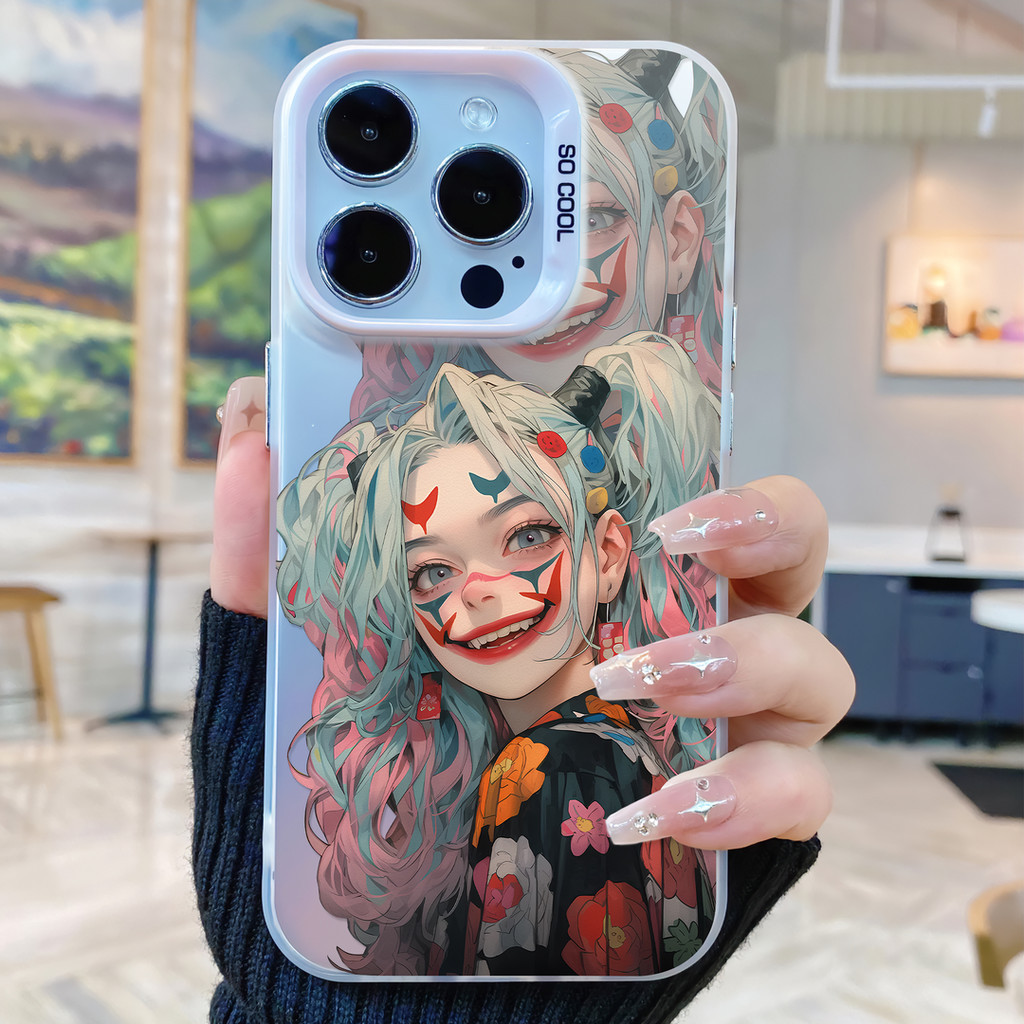 เคส iphone hone IP 11 12 IP 13 14 15plus 13 14 15 PROMAX Cool clown creative Trend shell พร้อม ...
