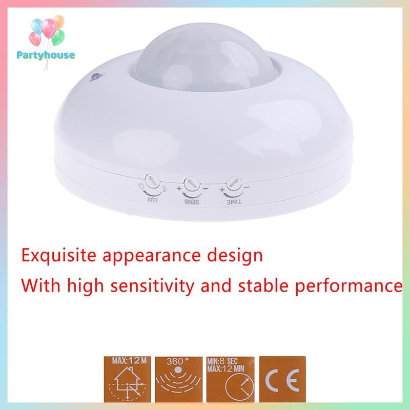 Uvig> 360° Surface Mount PIR Ceiling Occupancy Motion Sensor Detector ...