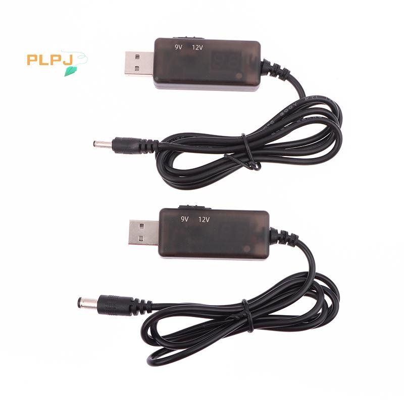 Plpj 1PC Router โมเด็มพัดลมลําโพงอุปกรณ์เสริม Usb Power Boost Line DC 5V To DC 9V/12V Step Up ...