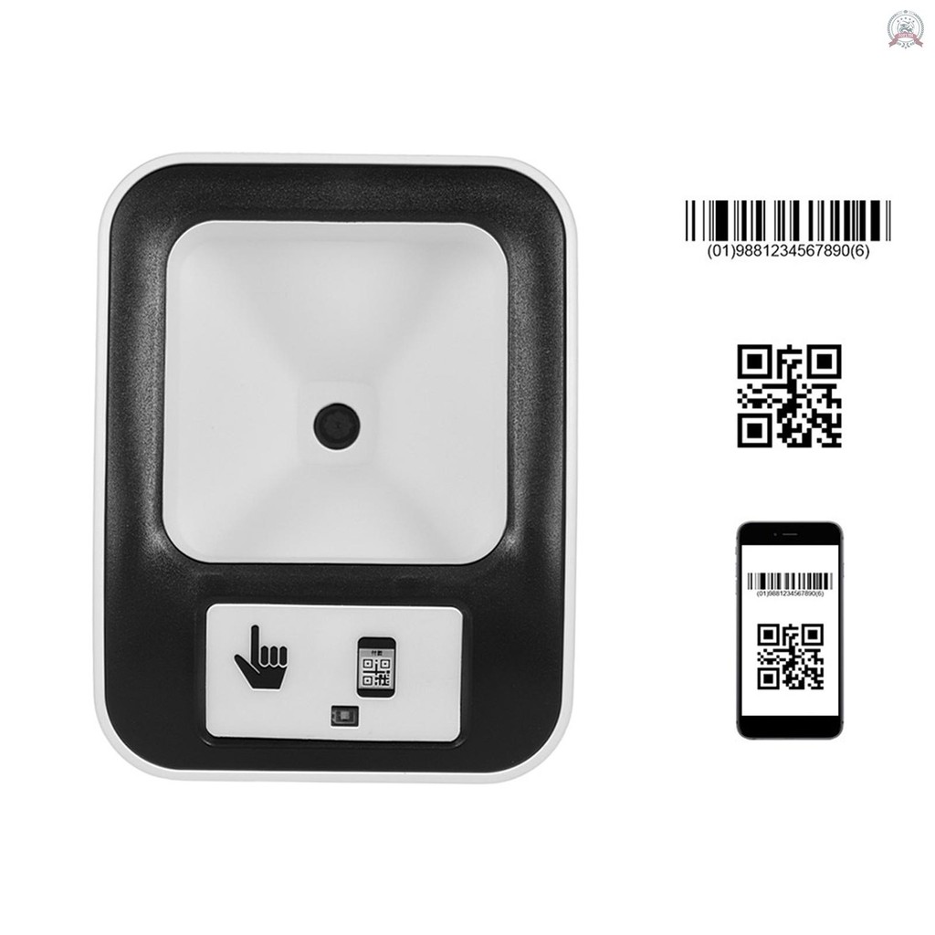 2200 1D/2D/QR Code Scanner CMOS Image Desktop Barcode Reader USB หน้าจอ ...