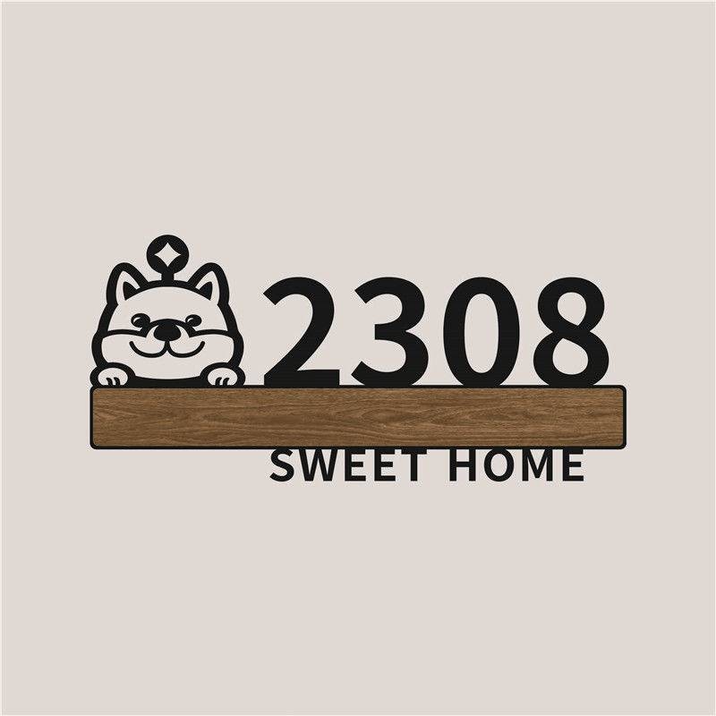 House House Number Plate Hotel Hotel Box Room Area Residential Unique ...