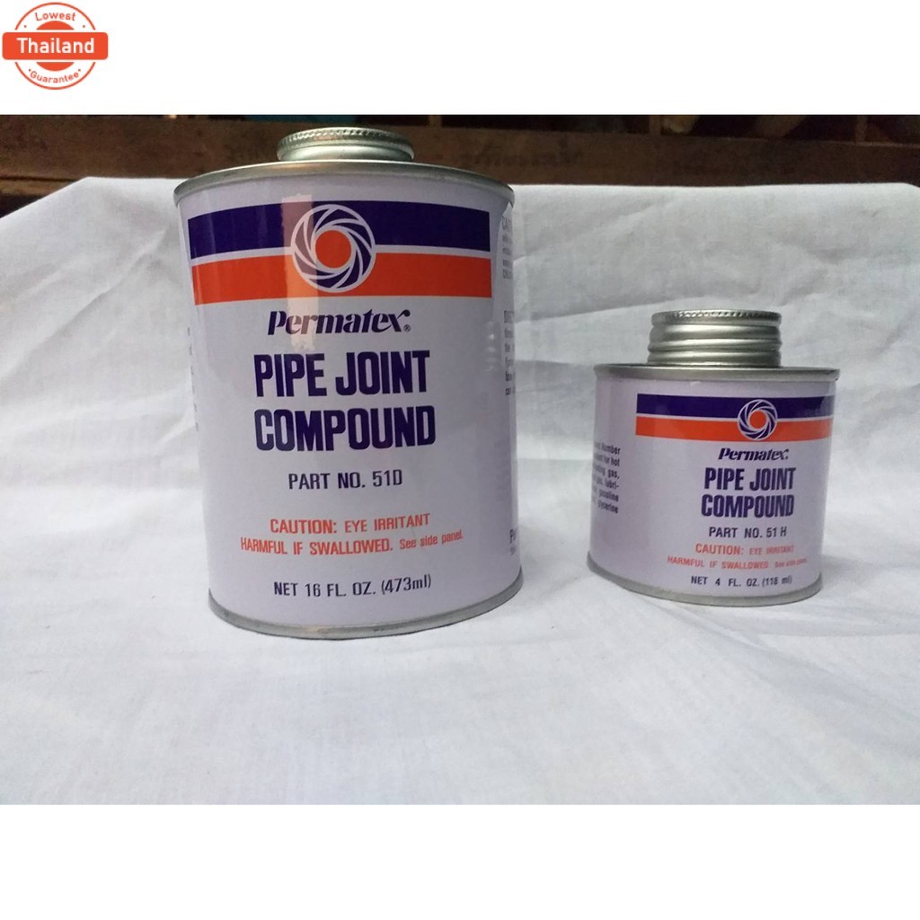 !!!PERMATEX น้ำยาเกลียวท่อ PIPE JOINT COMPOUND ขนาด 51H118ml และ ...