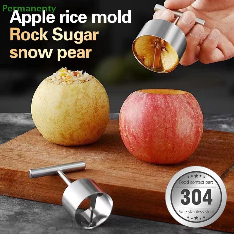 แม่พิมพ์ข้าวปั้นถาวร Fruit Core Digger Pear Core Coring เครื่องตัด ...