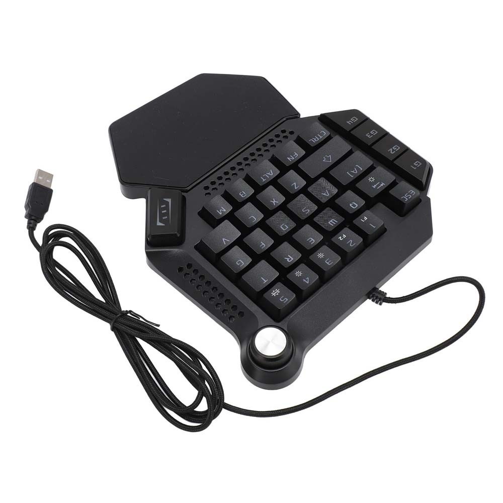 35 Keys One-handed Gaming Membrane keyboard Ergonomic Keypad for Laptop ...