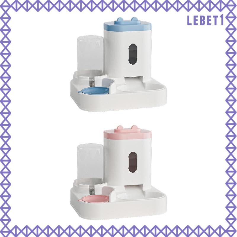 [Lebet] ชามให้อาหารสัตว์เลี้ยง สุนัข แมว แบบอัตโนมัติ 2 in 1 | Shopee ...