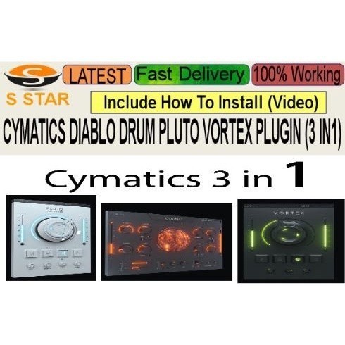 CYMATICS DIABLO DRUM PLUTO VORTEX PLUGIN (3 IN1) (WIN MAC) | Shopee Thailand
