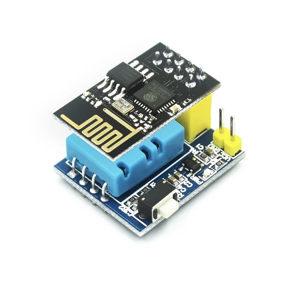 ESP01 DHT11 Temperature Humidity Sensor Module + ESP8266 ESP01 | Shopee Thailand