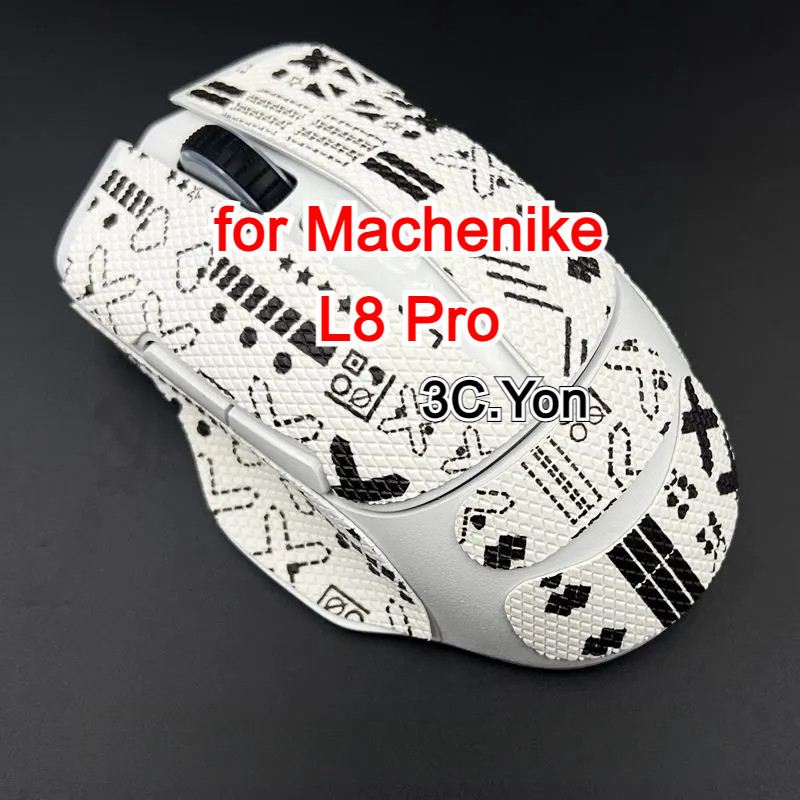 สติกเกอร์ฟิล์มหนังกลับ กันลื่น กันเหงื่อ สําหรับเมาส์เล่นเกม Machenike L8 Pro | Shopee Thailand