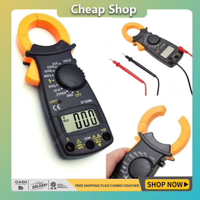 Super Center Telecorsa Model-DT3266L แคลมป์มิเตอร์ดิจิตอลแคลมป์มิเตอร์ดิจิตอลแคลมป์มิเตอร์ 53A ...