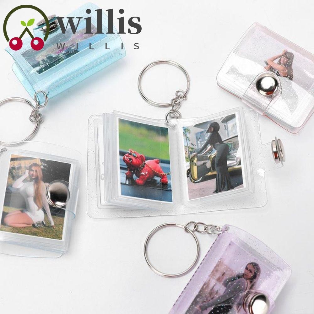 Willis อัลบั้มรูปภาพ PVC ขนาดเล็ก 1/2 นิ้ว แบบพกพา พร้อมพวงกุญแจ DIY | Shopee Thailand