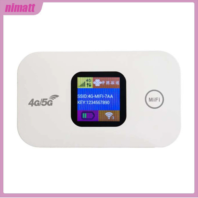 Ni H807 เราเตอร์ WiFi 4G LTE USB 150Mbps Mini 4G LTE แบบพกพา พร้อมพอร์ตซิม แบตเตอรี่ 2100mAh ...