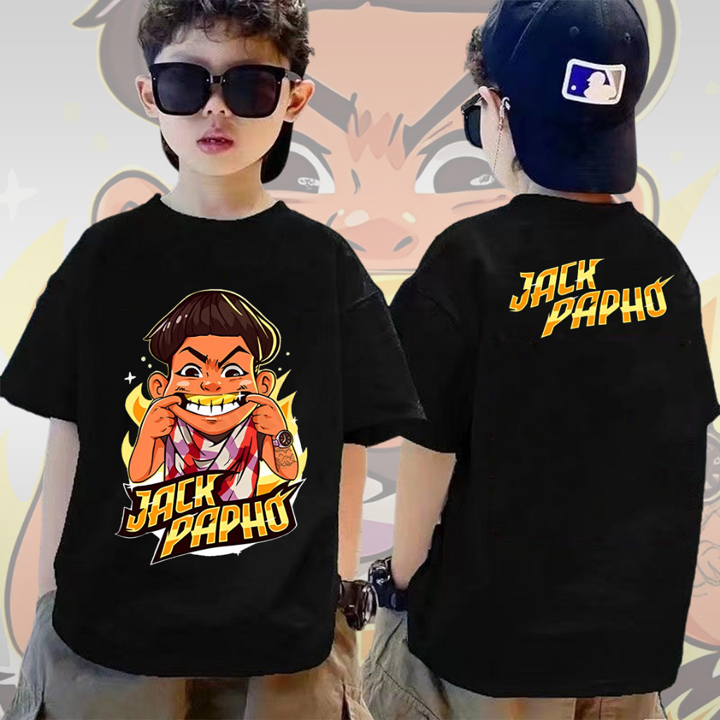 [S-5XL] พร้อมส่ง เสื้อยืดเด็กแจ็กแปปโฮ Jack Papho T-shirt แจ็กแปปโฮ ...