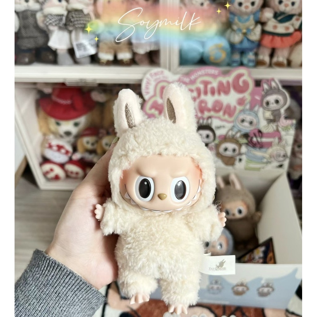 🎀จัดส่งไทยวันนั้นเลย🧸 ️ของแท้ ️Popmart ของแท้ ฟิกเกอร์（Soy milk）Labubu ...