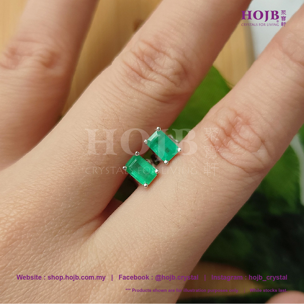 Hojb ต่างหู ทรงสี่เหลี่ยมผืนผ้า เกรดสูง 5A S925 4x6 มม. 4x6 มม. 5A 925 4x6 มม. | Shopee Thailand