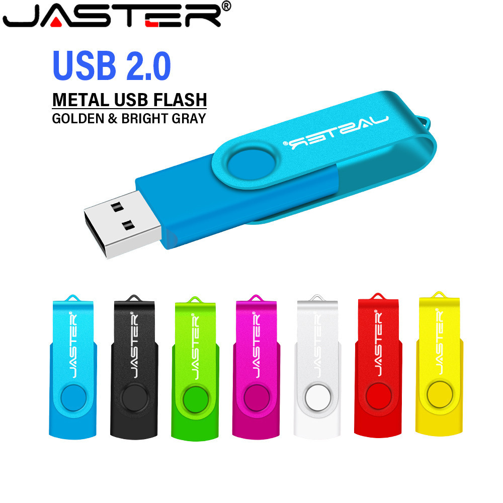 Jaster แฟลชไดรฟ์โลหะ USB 32GB 16GB 64GB 8GB 4GB กันน้ํา หลาก Jaster แฟลชไดรฟ์โลหะ USB 32GB 16GB 64GB 8GB 4GB กันน้ํา หลาก