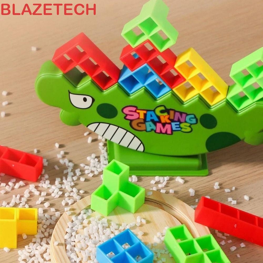 Blazetech ไดโนเสาร์บล็อกซ้อน, พลาสติกสัตว์ Tetra Tower Balance เกม, เกม ...