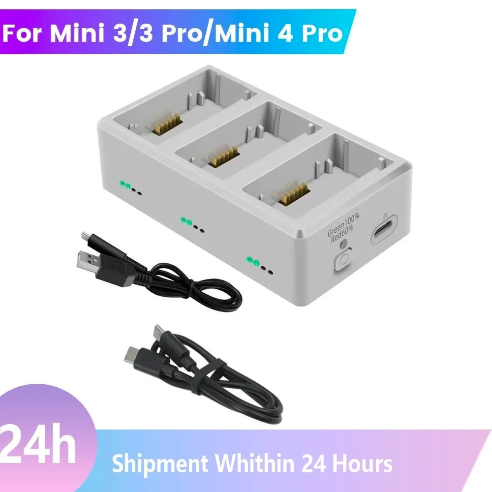Charger Hub For Mini 3 Pro/Mini 3 Flight Battery Fast Charging Charging ...