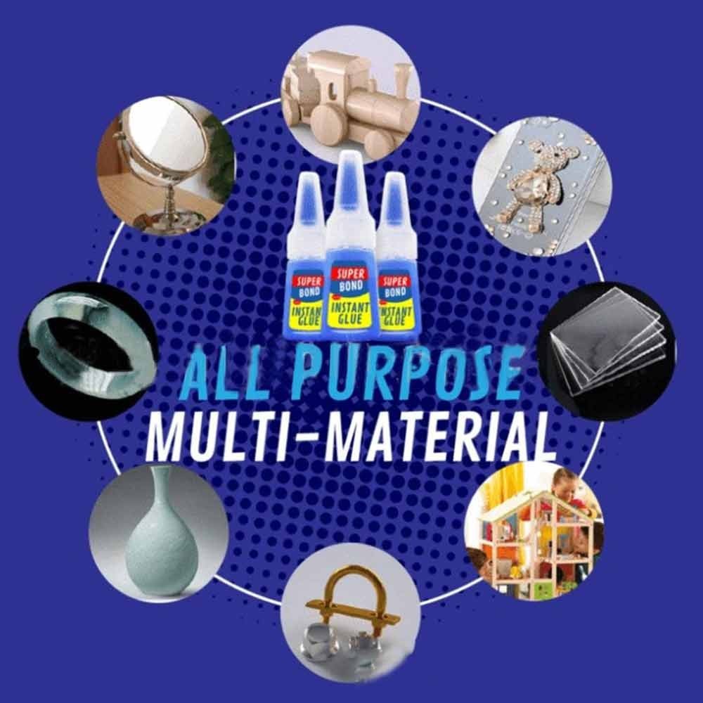 2pcs 20g Multi-purpose Strong Adhesive Super Bond Instant Glue for ...