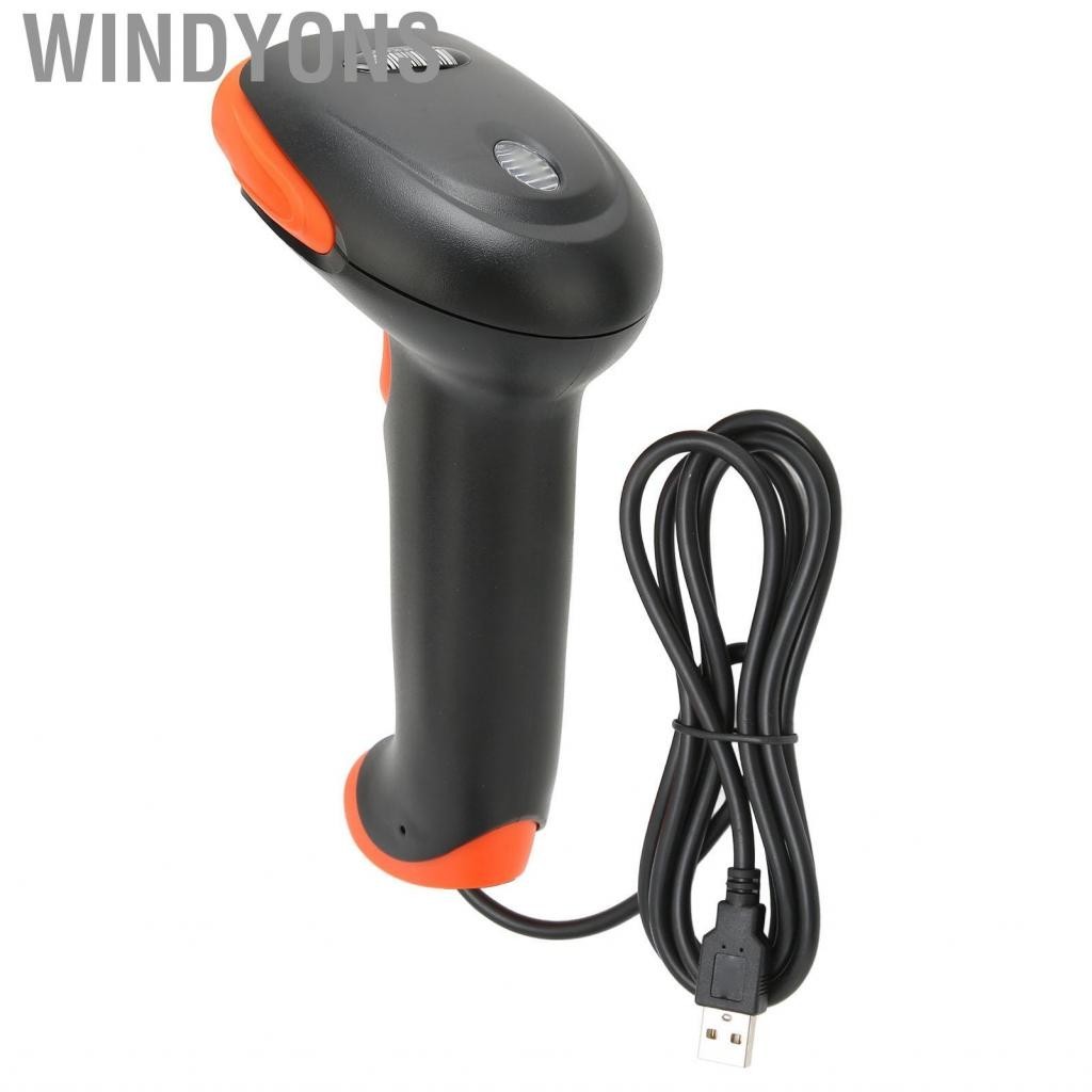 Windyons Handheld USB 2D Barcode Scanner Data BarCode Wired Reader ...