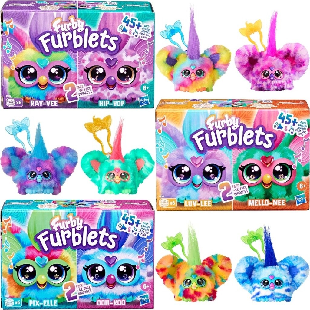 Furby Furblets Mini Friend ( Pack คู่ / Full Set ) ของแท้ USA - Hasbro ...