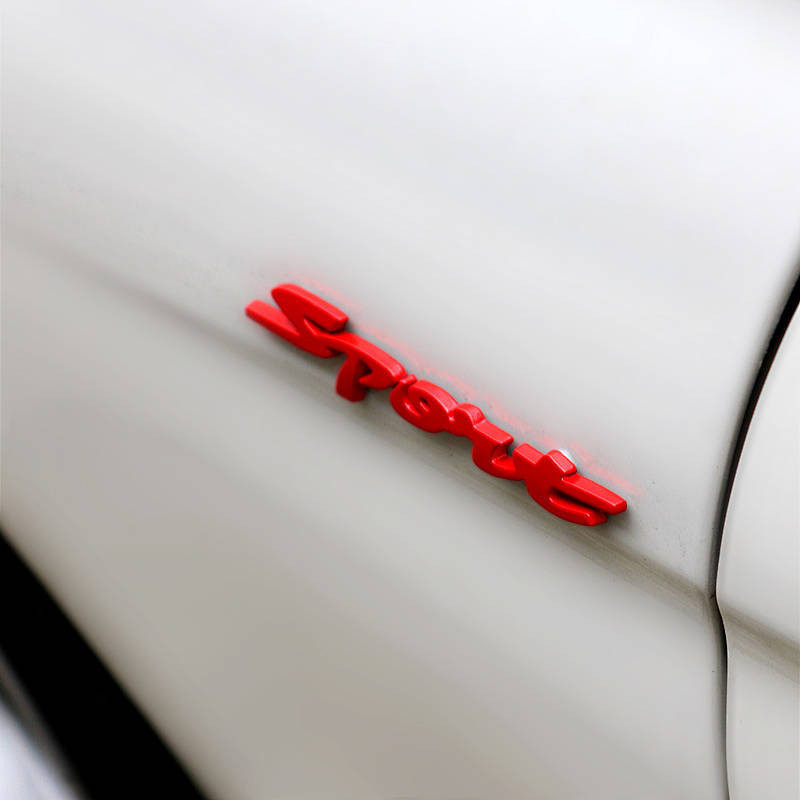 Car Personality Modified Car Stickers Metal Sport Car Logo 3d Sports ...