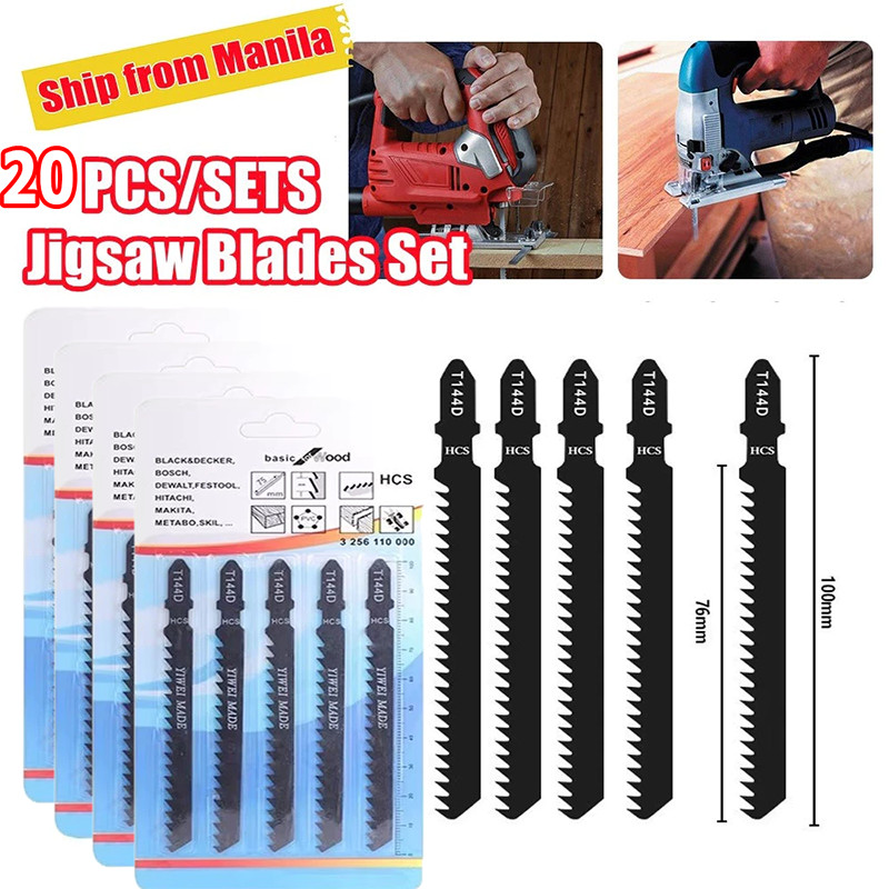 YS Tool 20PCSใบเลื่อยจิ๊กซอ ใบตัดไม้ ตัดโลหะ ใบเลื่อยจิ๊กซอว์ ใบเลื่อยไม้ ใบเลื่อยตัดไม้Jig Saw ...