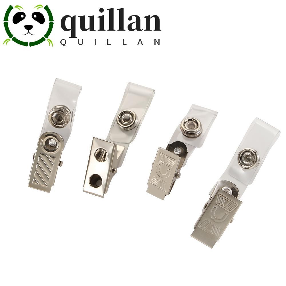Quillan คลิปเชือกเส้นเล็กสําหรับ ID Badge Card Holder Anti-lost Key ...
