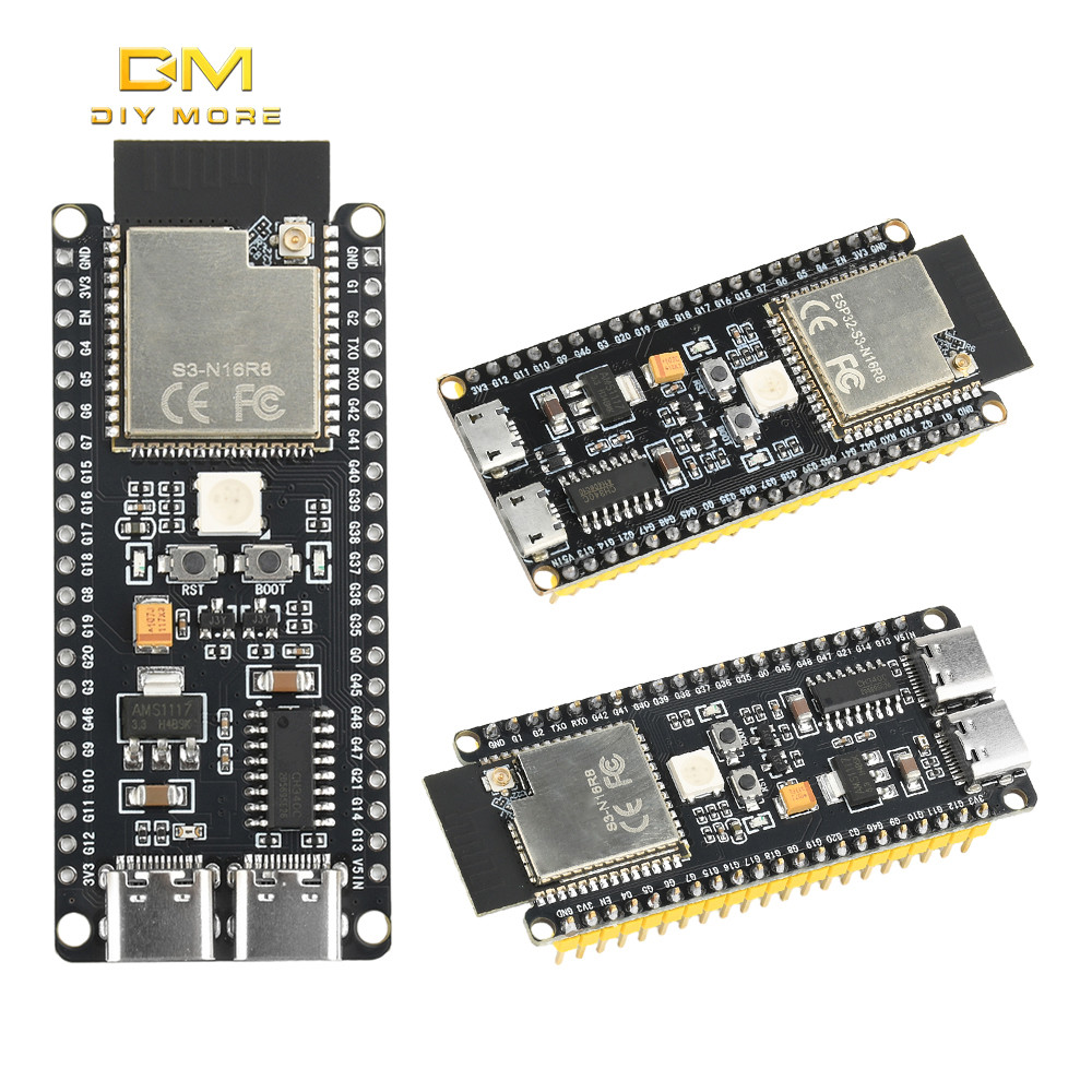 Diymore ESP32-S3-N16R8 Core บอร์ดพัฒนา WiFi บอร์ดพัฒนาบลูทูธ | Shopee ... Diymore ESP32-S3-N16R8 Core บอร์ดพัฒนา WiFi บอร์ดพัฒนาบลูทูธ | Shopee ...