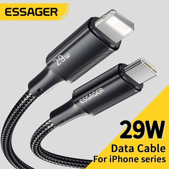 Essager 29W PD Fast Charging Type C ถึง L Data Cord สําหรับ iphone 14 ...