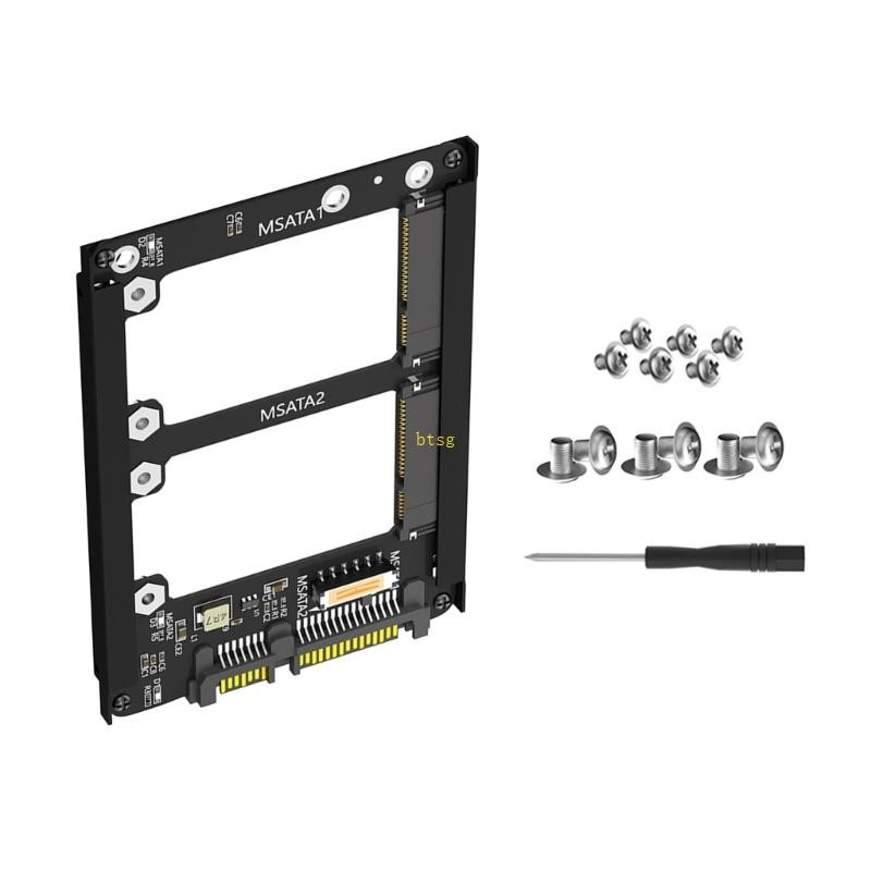 Bt mSATA ถึง SATA3 0 อะแดปเตอร์ Risers mSATA SSDs ถึง 2 5 นิ้ว SATA3 0 6Gbps การ์ดอะแดปเตอร์ ...